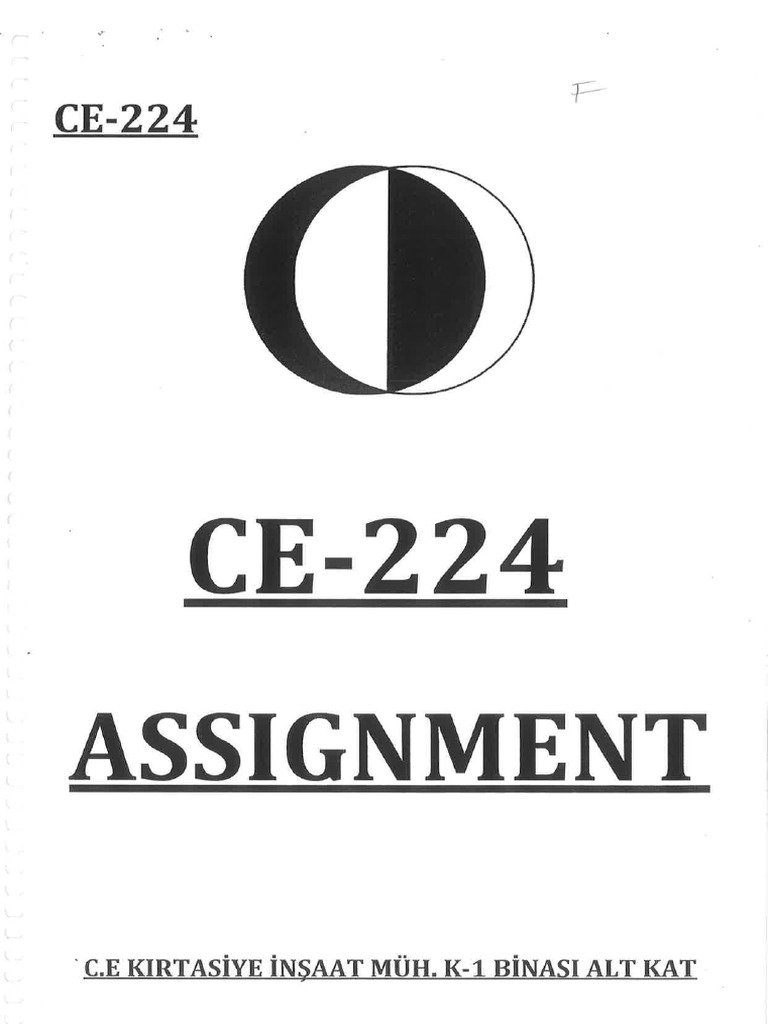 Ce-224 Assignment Birlesik Ok | PDF
