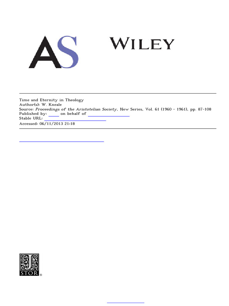 Wiley The Aristotelian Society | PDF
