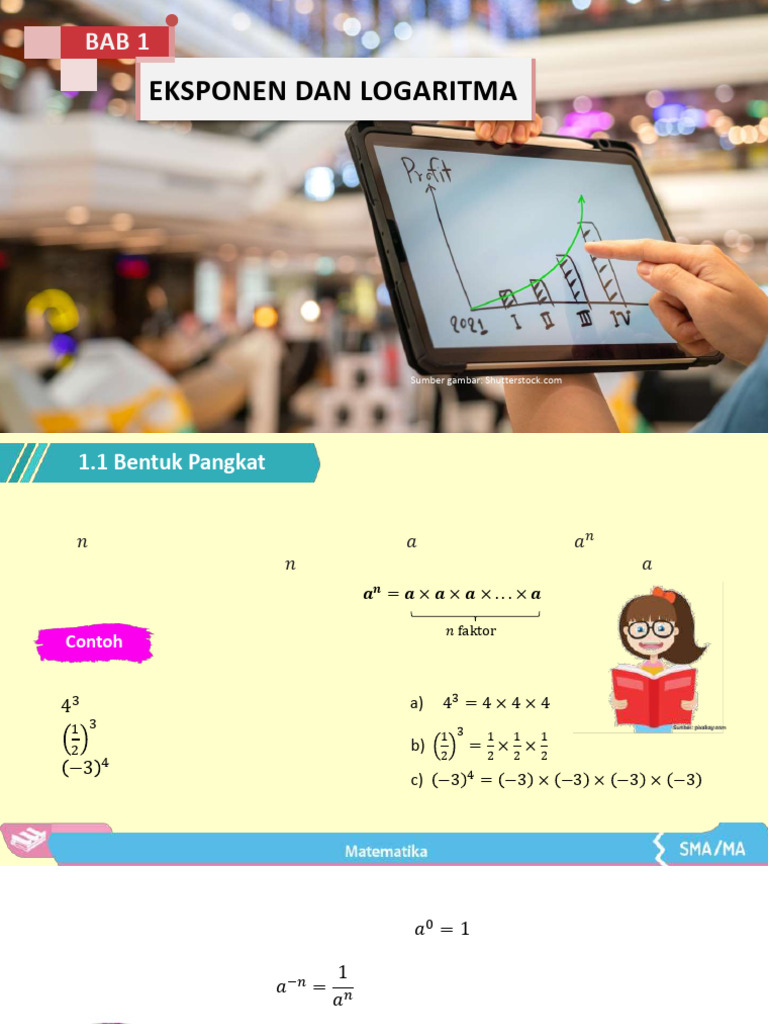 Matematika X Eksponen Dan Logaritma | PDF