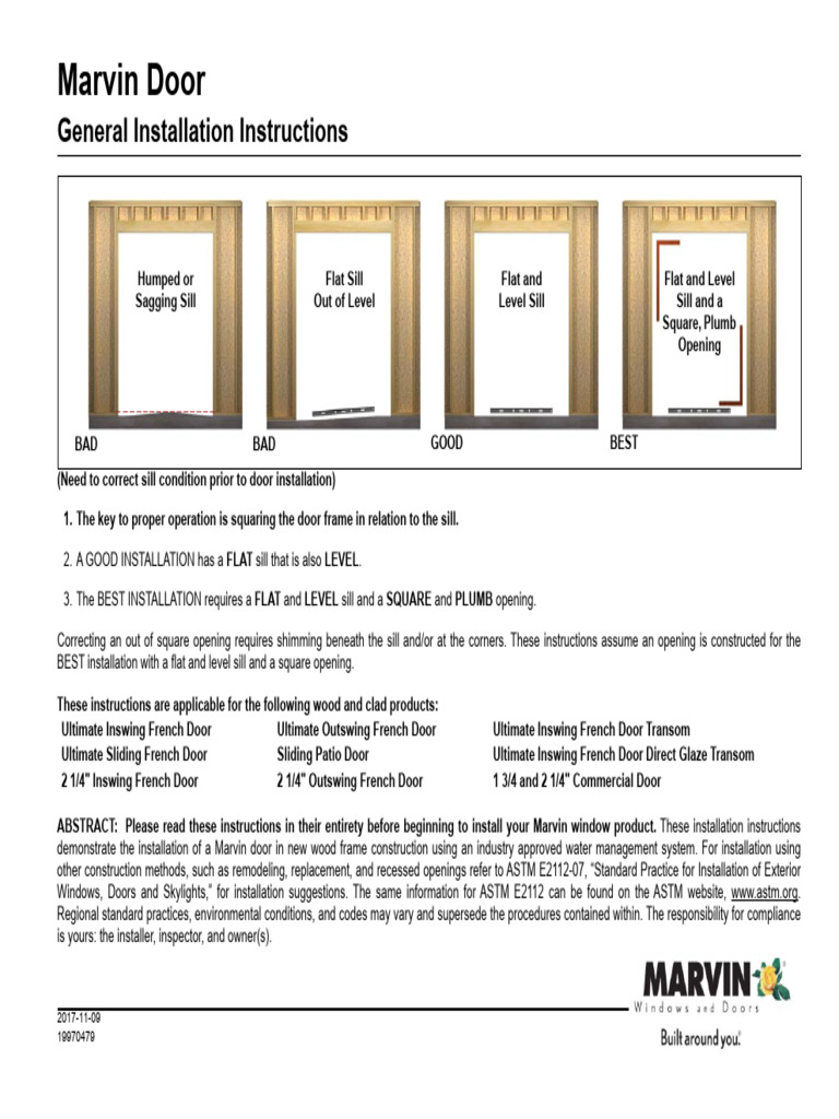 Door Installation Guide | PDF | Door | Framing (Construction)