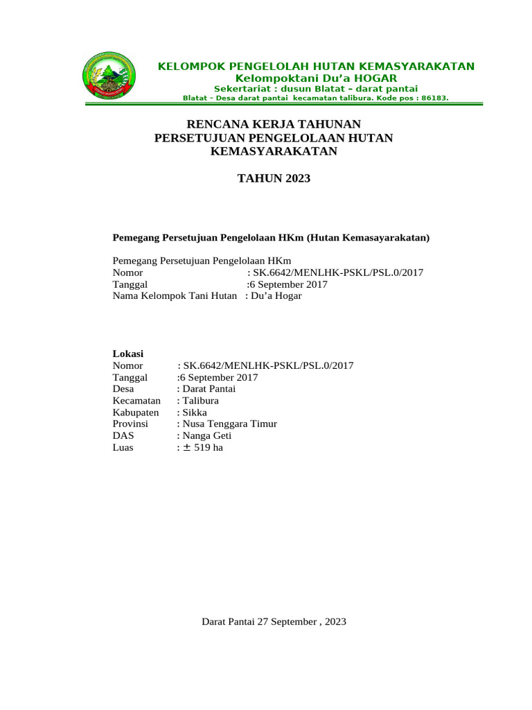 Template - RKT Ini | PDF