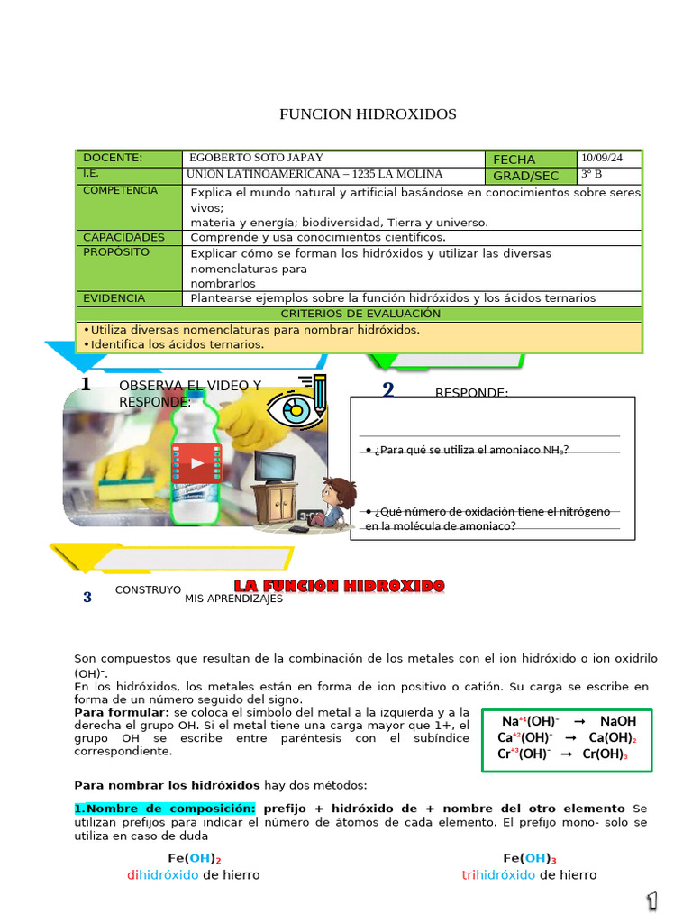 C-3º Act 3 Cyt Und 4 - Sem3 | PDF