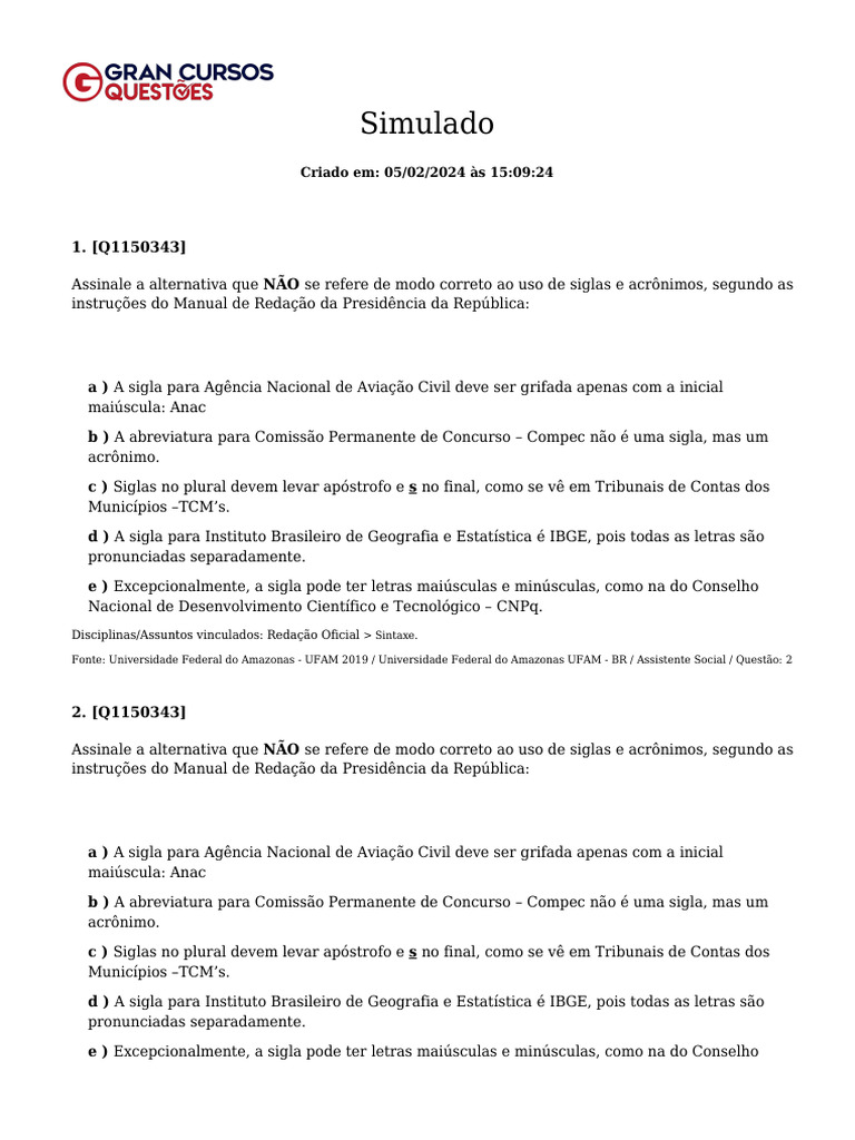 Sintaxe Portugues | PDF