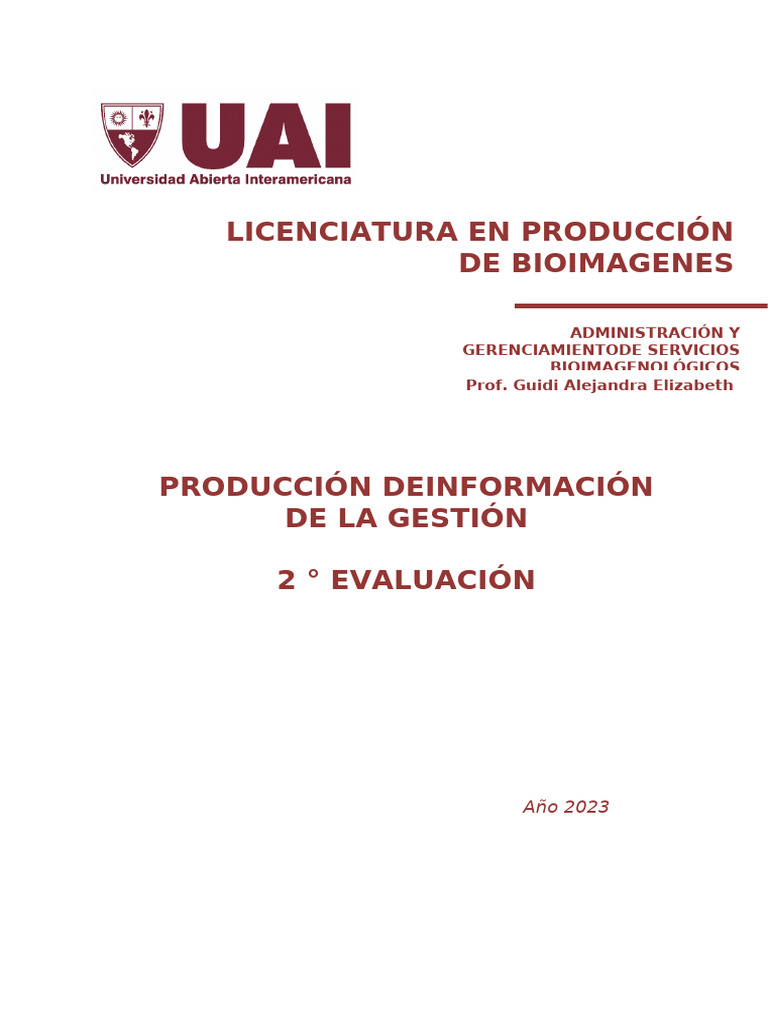 Administracion TP 2 Uai | PDF