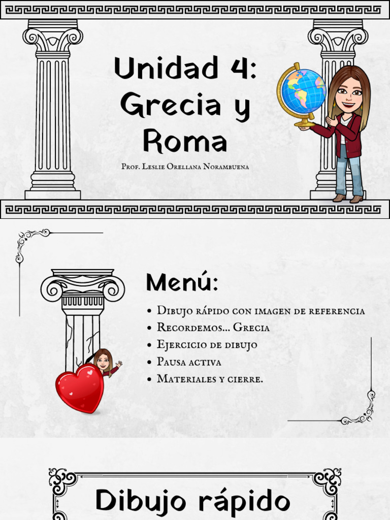 Unidad 4 Egipto, Grecia y Roma | PDF