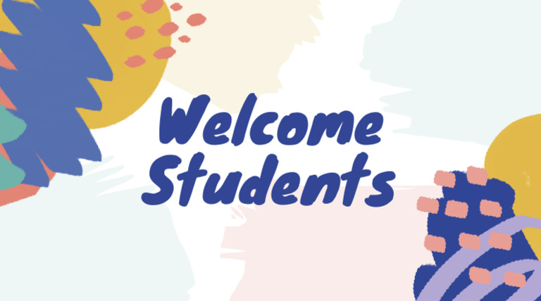 Bold Colorful Blue and Yellow Schoology Course Card | PDF