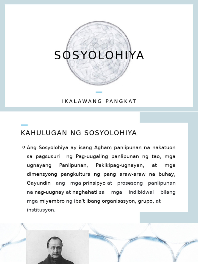 SOSYOLOHIYA | PDF | Politics