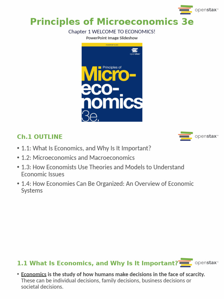 Microeconomics3e Ch01 | PDF