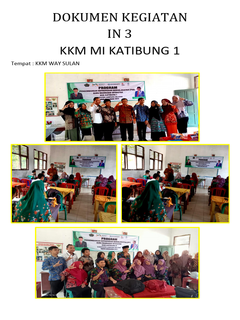 Dokumen Kegiatan in 3 KTB 1 | PDF