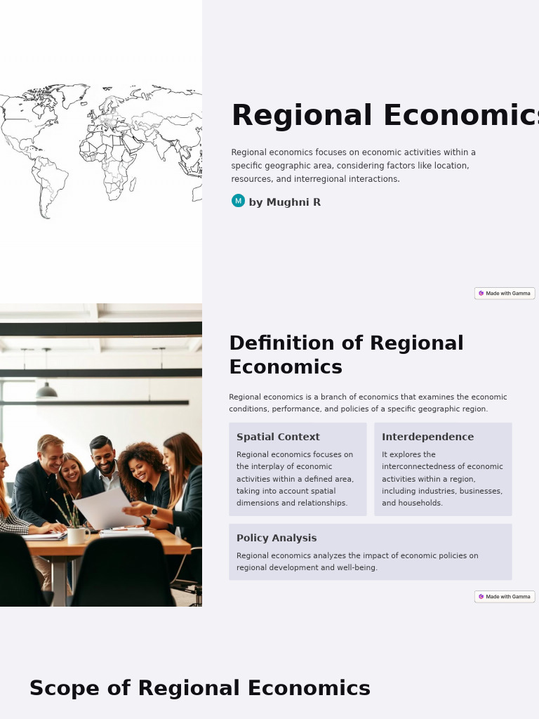 Regional Economics | PDF