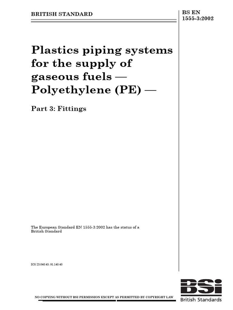 BS en 1555-3 | PDF