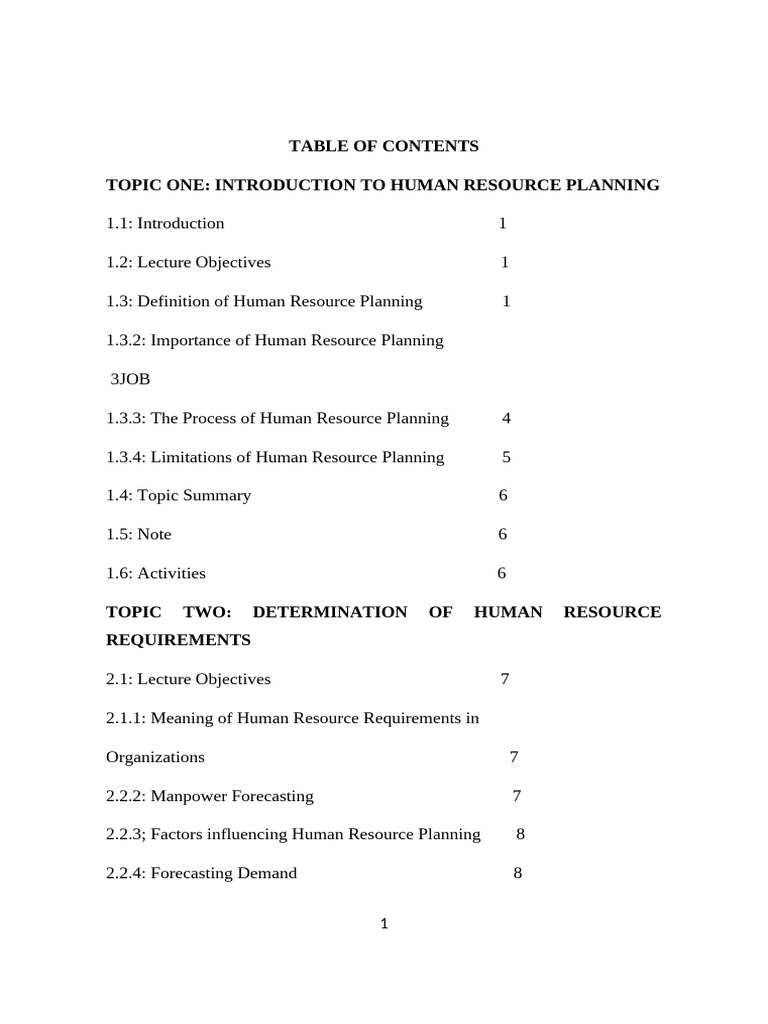 HRP Notes | PDF
