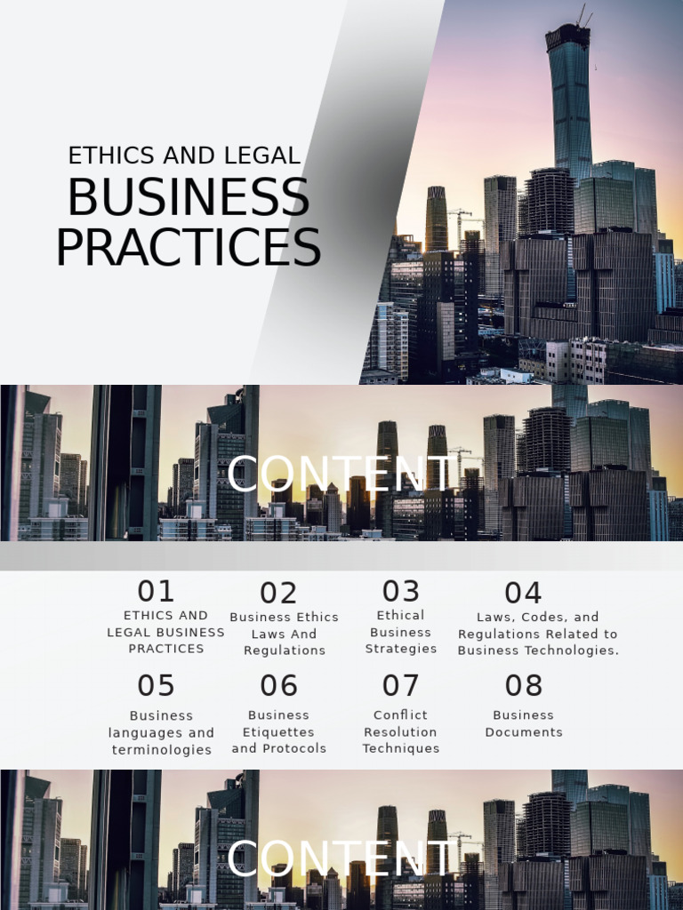 Ethical Business Practices Overview | PDF | Business Ethics | Career ...
