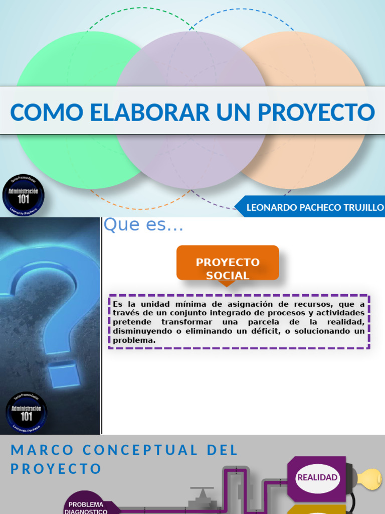 Como Elaborar Un Proyecto | PDF