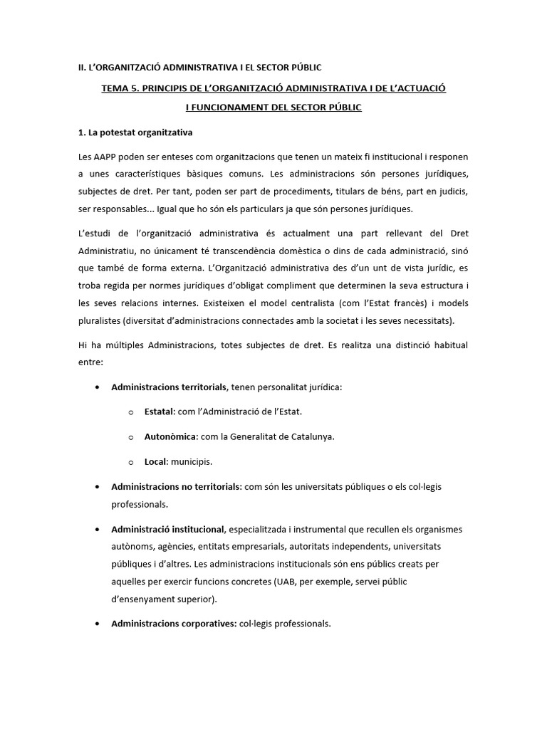 Admin Apunts Exam Final | PDF