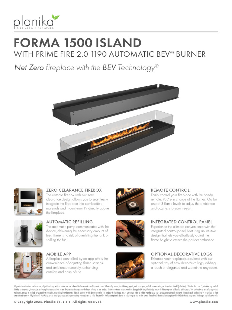 Techcard Forma 1500 Island Prime Fire 2.0 1190 | PDF