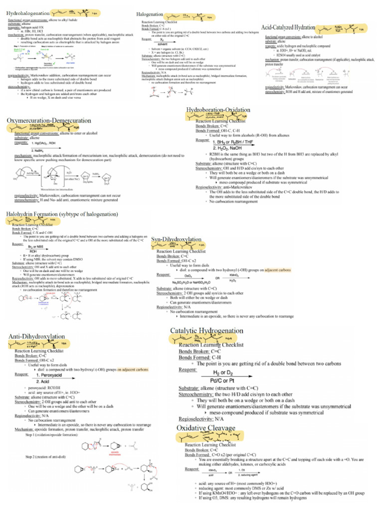 OCHEM Final Notes | PDF