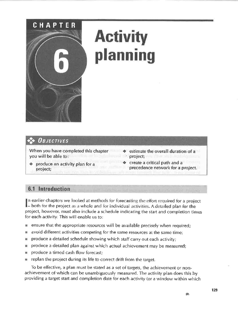 Unit 4 - Activity Planning | PDF | Project Management | Business