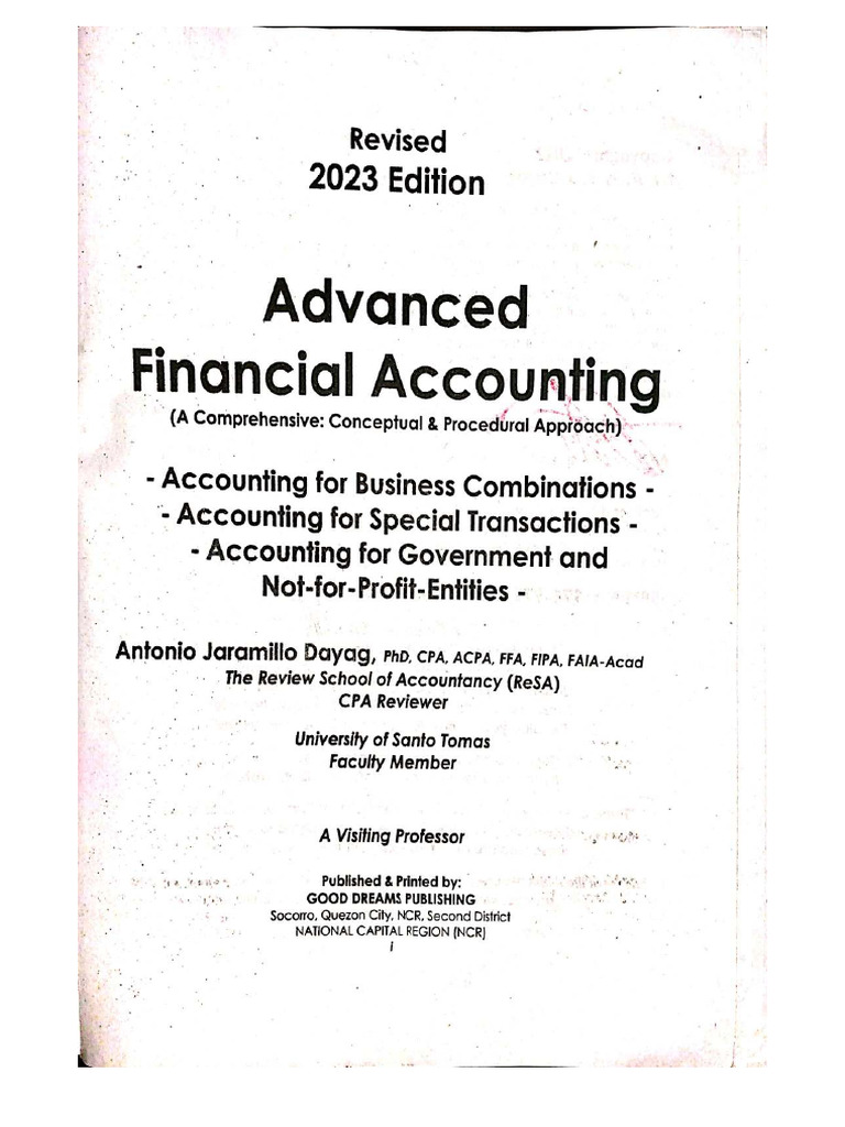 Advacc by Dayag | PDF