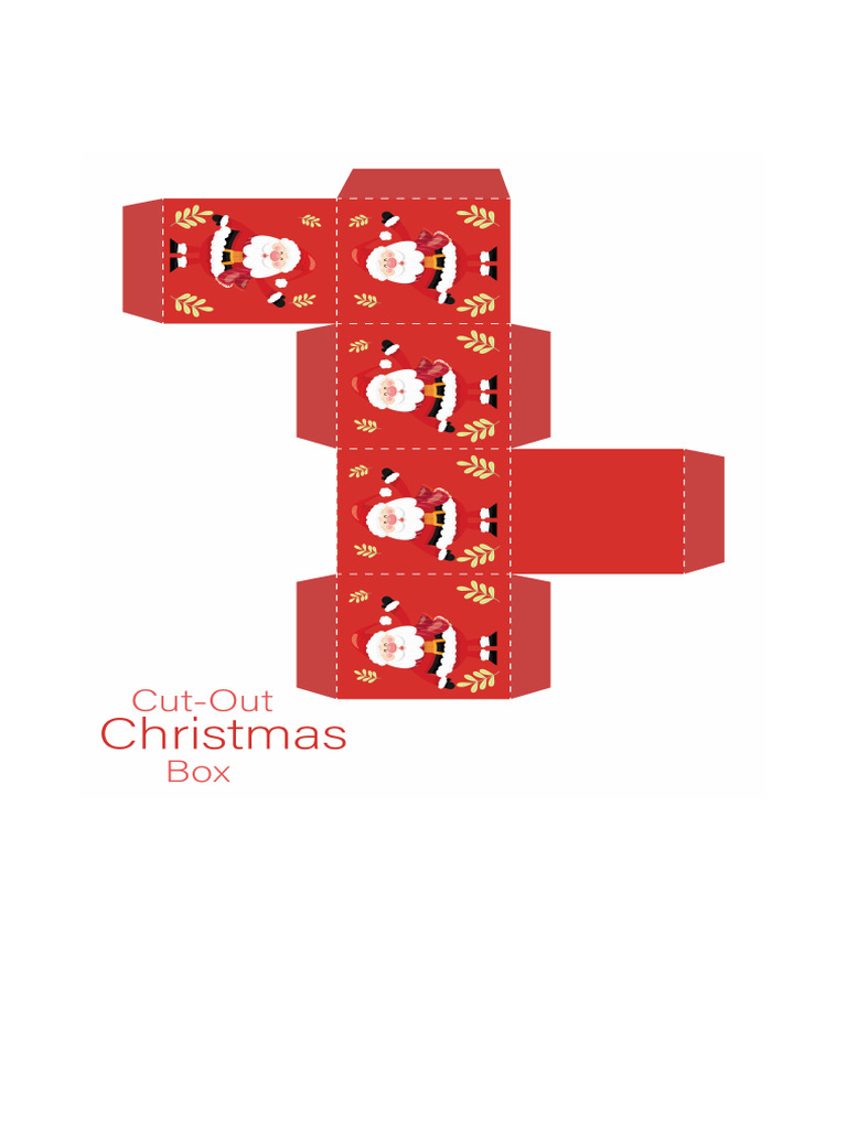 Free Printable Christmas Box 117093.Png | PDF