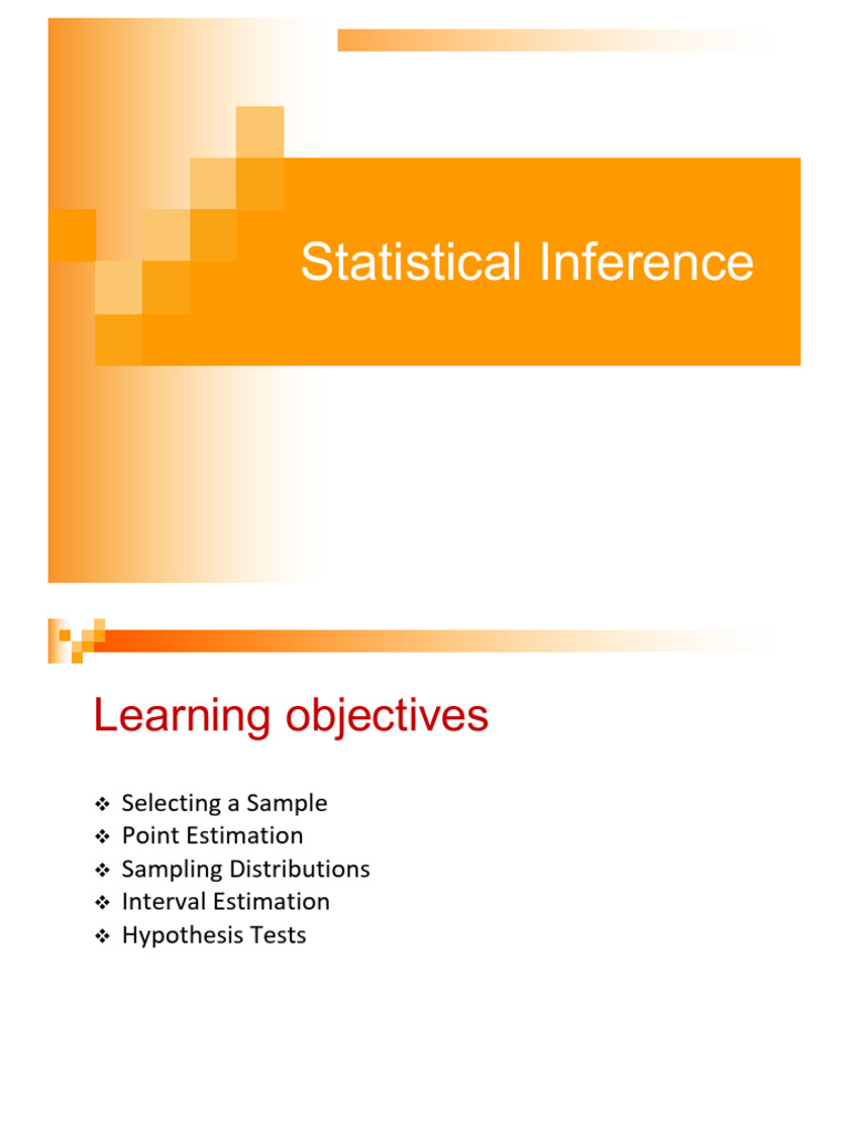 Statistical Inference AP SV | PDF