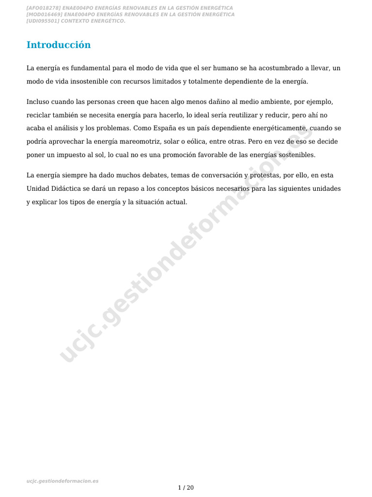 Contexto Energético. | PDF