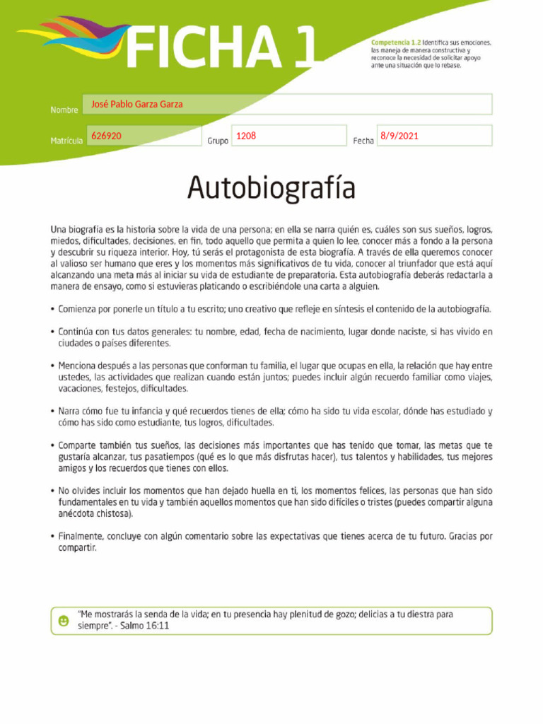 Ot21 Titu1 Ficha 1 | PDF