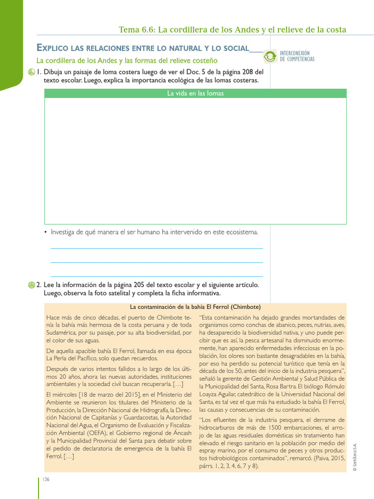 Relieve Costero - 1er Año | PDF