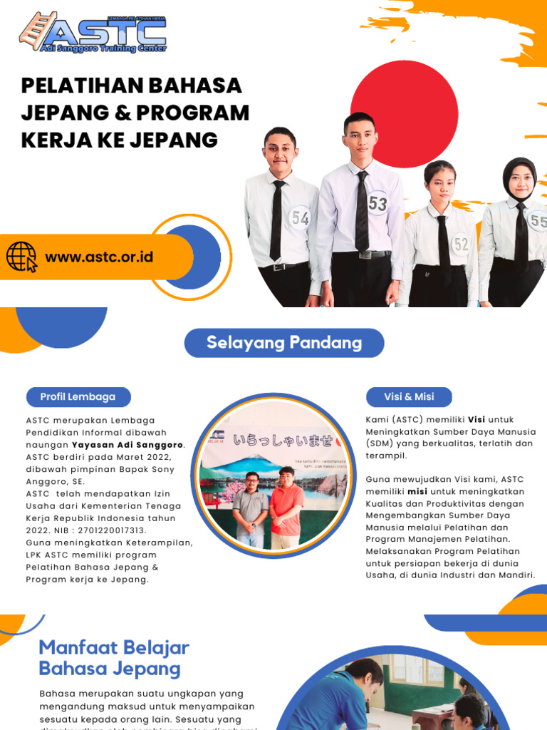 Presentasi - LPK - ASTC - Jepang (Fix) | PDF