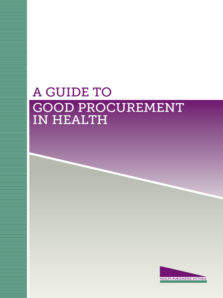 Good Procurement Guide | PDF