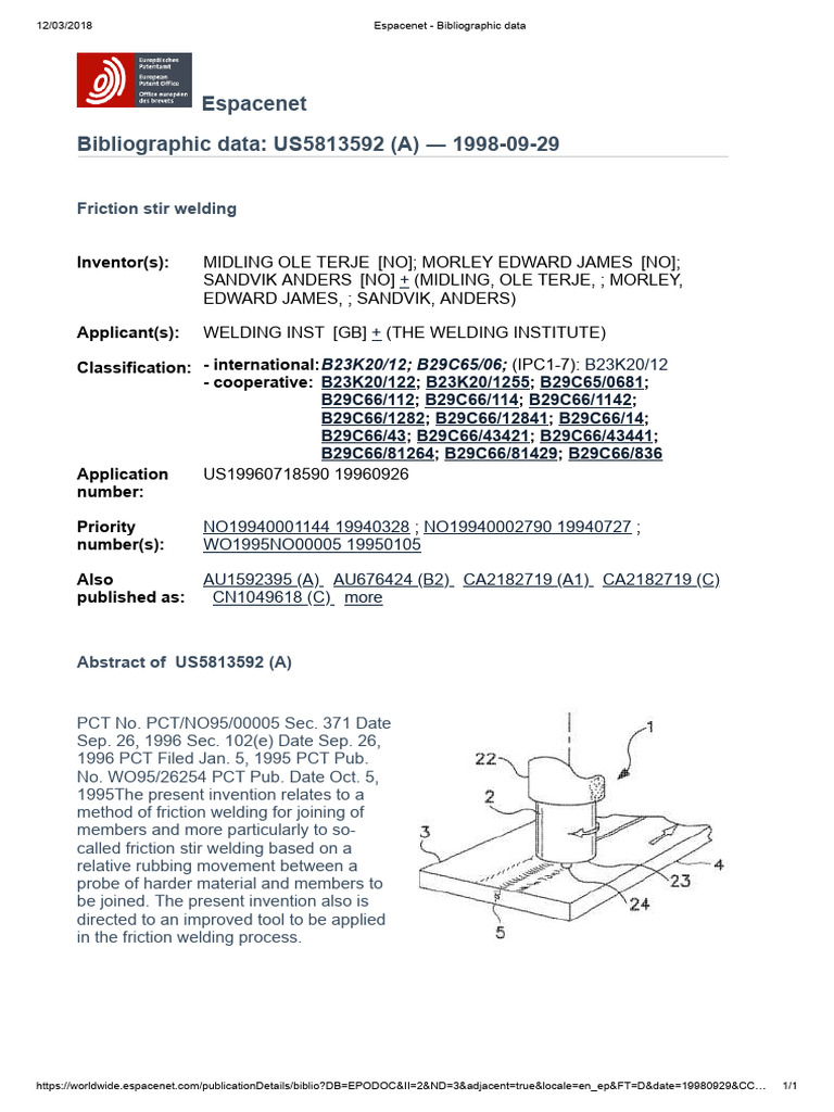 1998 - Midling - Friction Stir Welding | PDF
