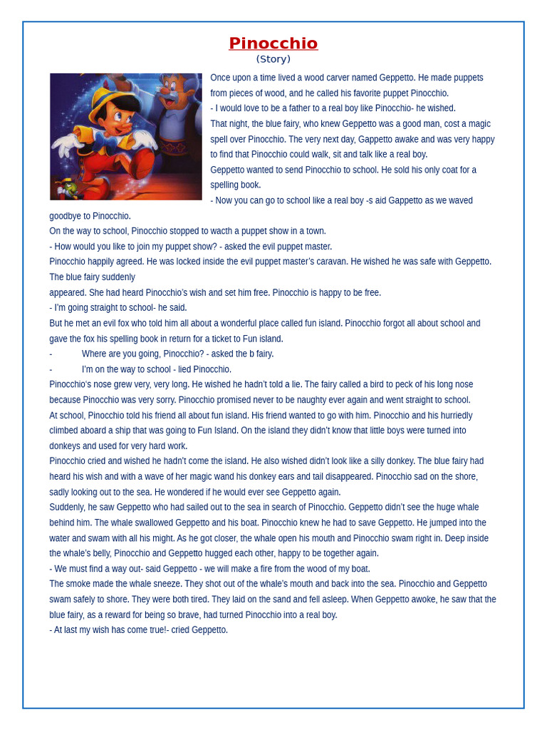 Pinocchio | PDF