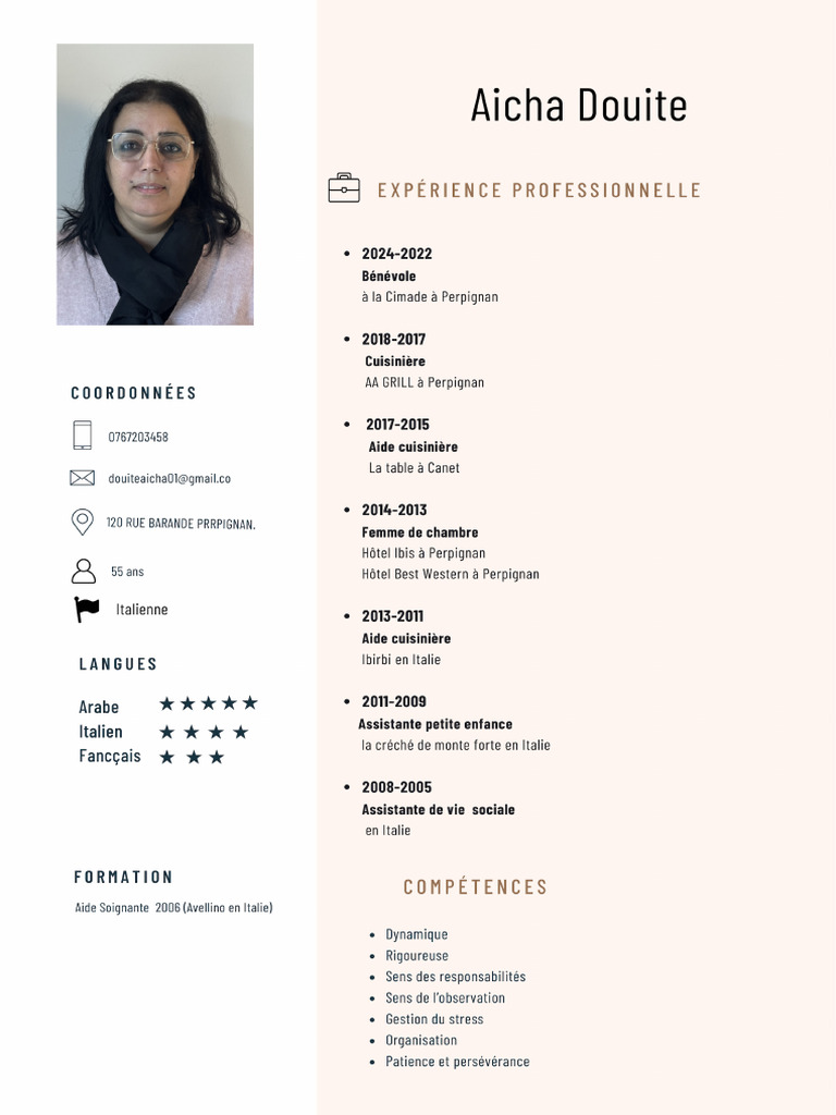 CV Aicha | PDF