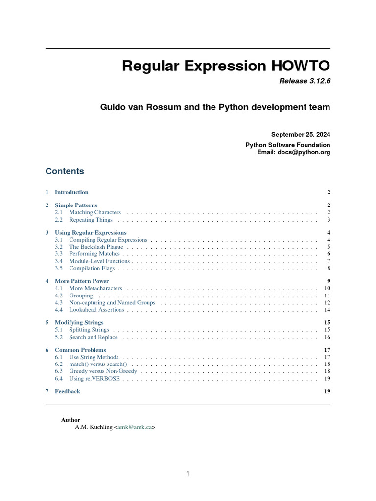 Howto Regex | PDF