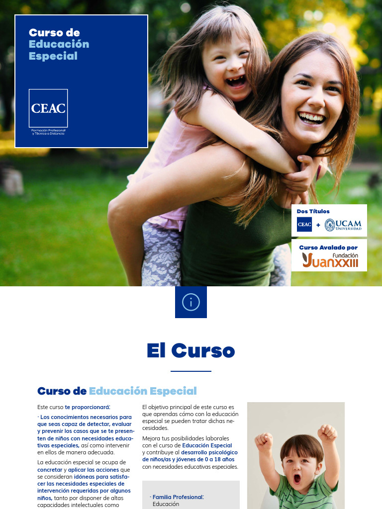 CEAC Curso de Educacion Especial | PDF