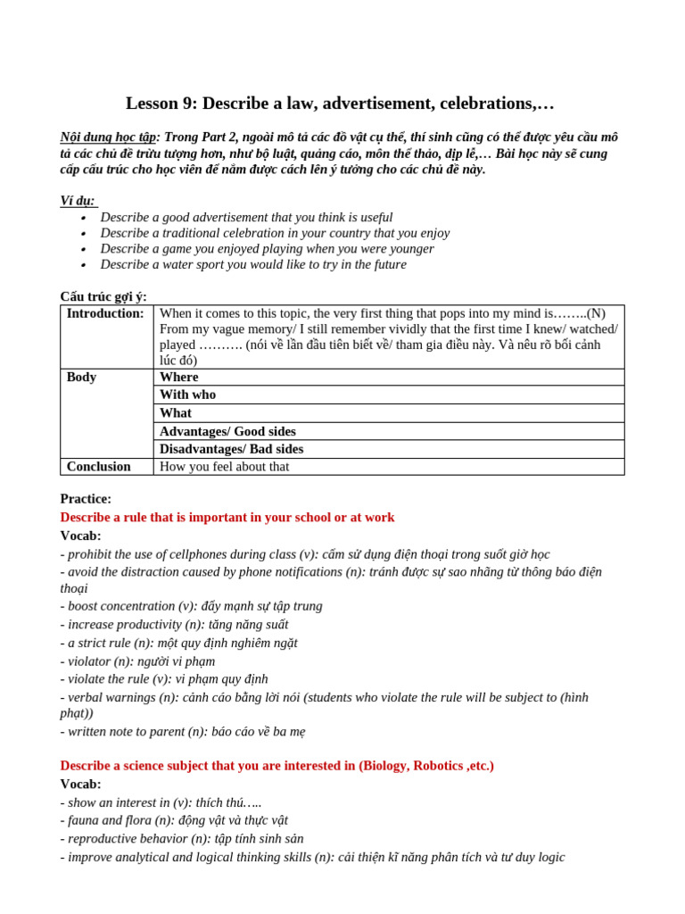 Lesson 9 | PDF