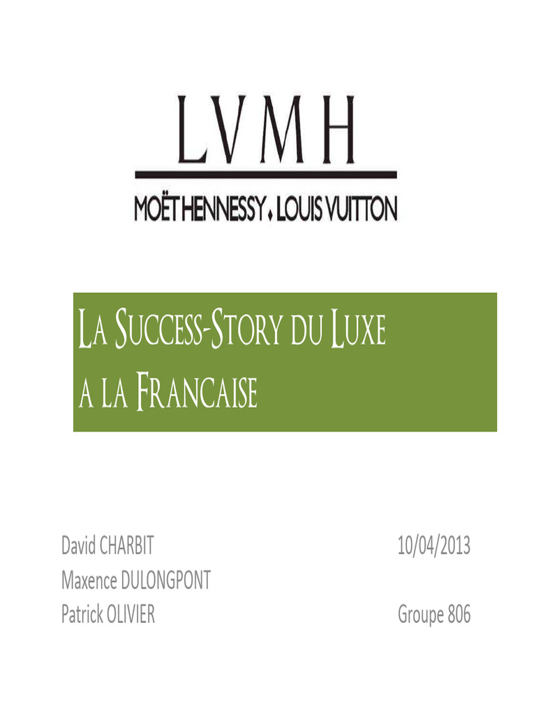 Etude de Cas LVMH | PDF