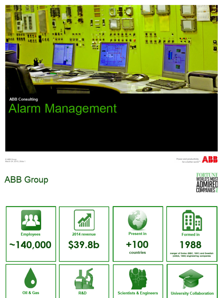 Alarm Management - Main Presentation | PDF