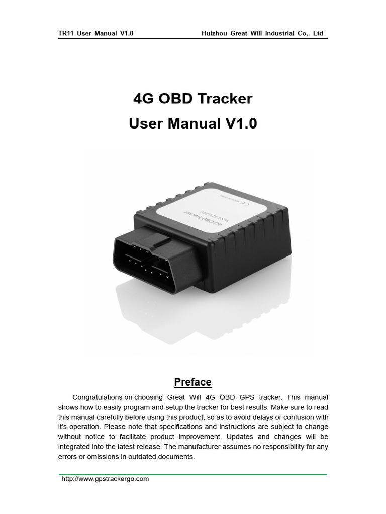 TR09B 4G Obd | PDF