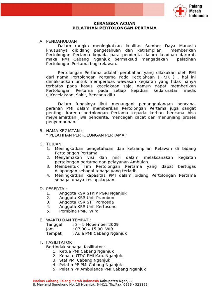 Kerangka Acuan PP | PDF