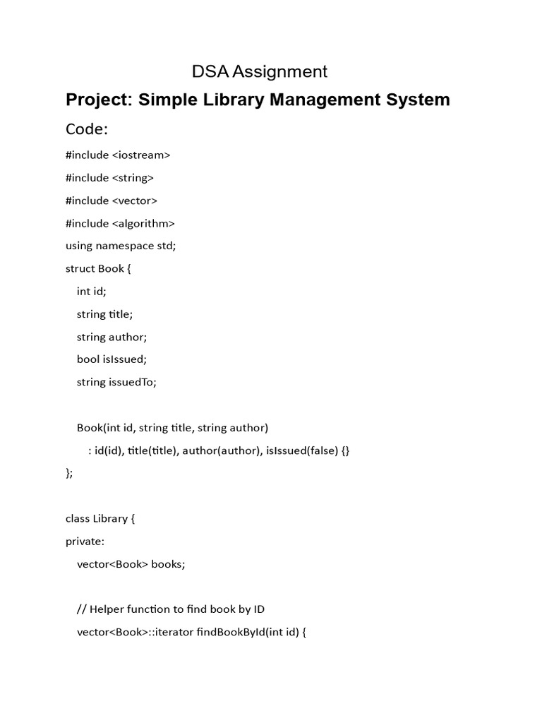 Dsa Project | PDF