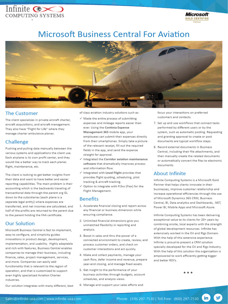 Case Study Aviation | PDF