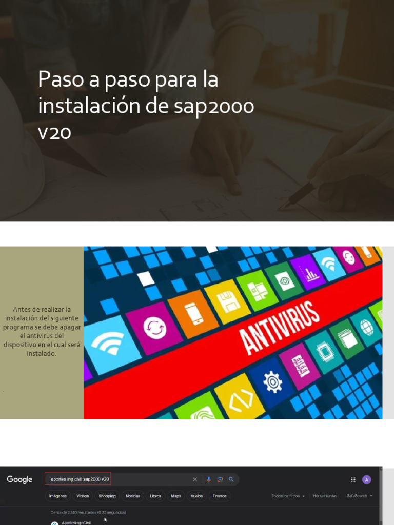 Instalación de SAP 2000 - Paso A Paso (Unicode Encoding Conflict) | PDF