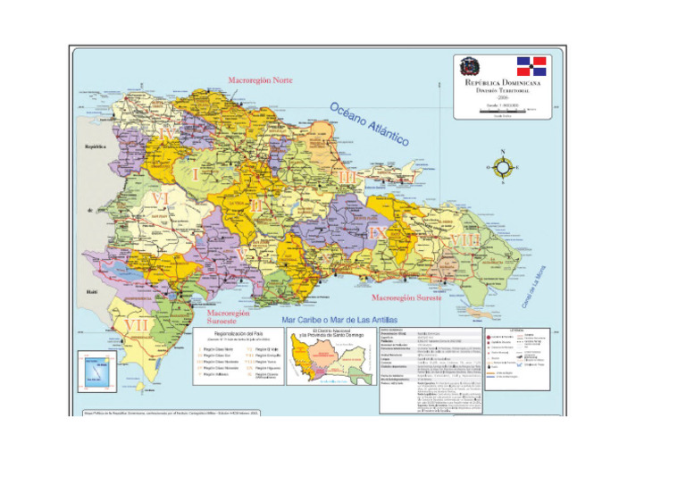 Mapa RD Al 2002 CONARE | PDF