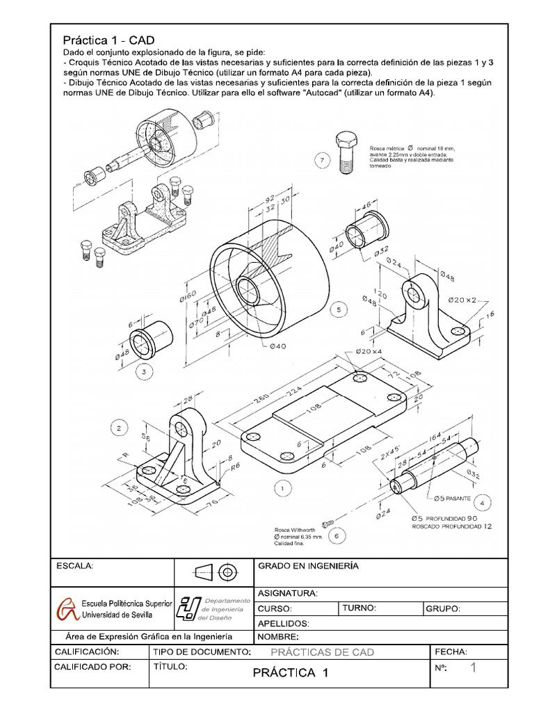 Practica 1 - Cad | PDF