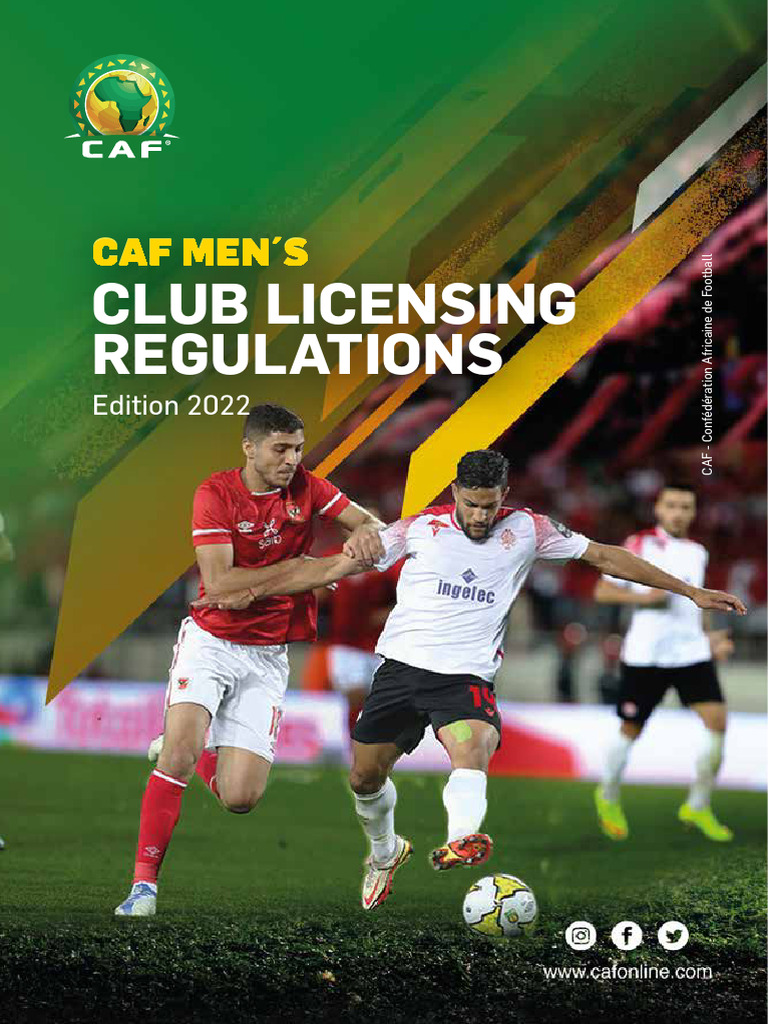 CAF Club Licensing Regulations 2022 | PDF | License | Audit