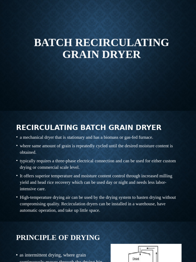Recirculating Batch Grain Dryer | PDF