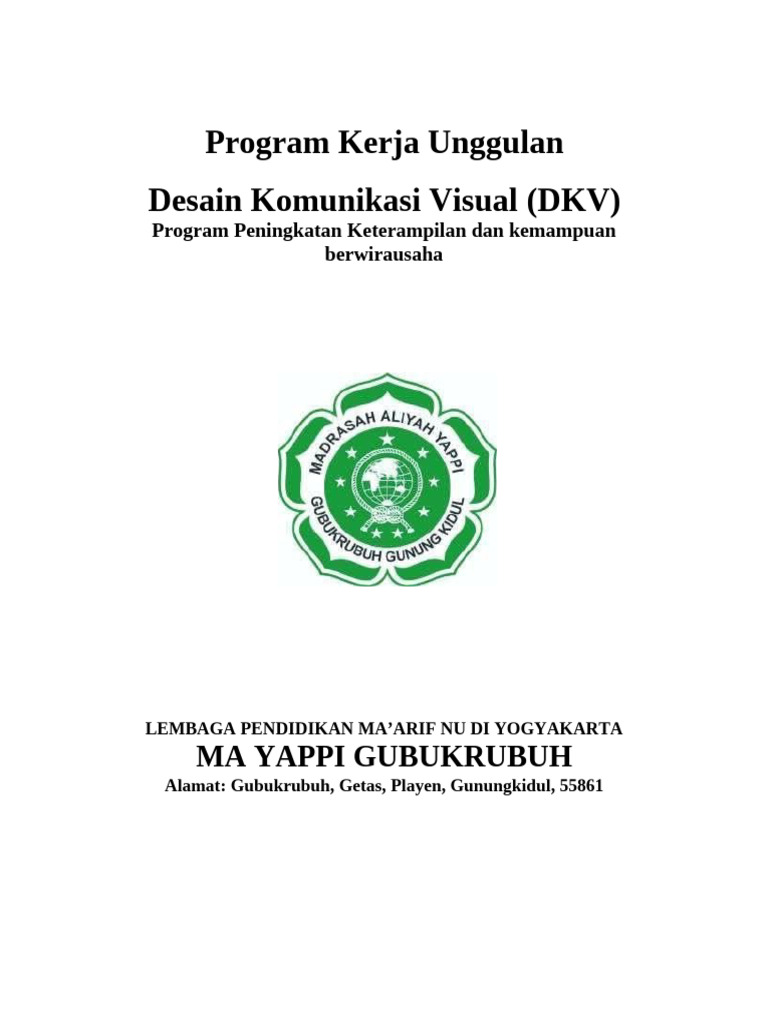 Program Kerja Dan Laporan DKV | PDF