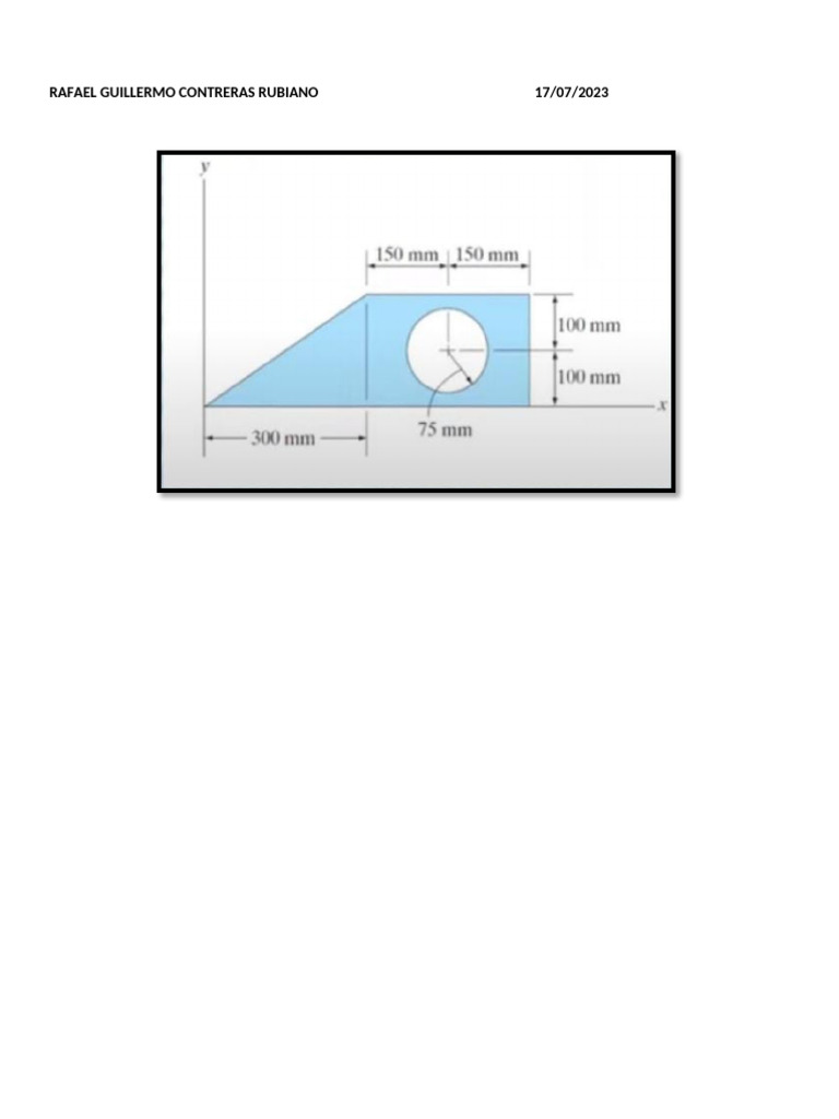 Taller Centroide - Inercia | PDF