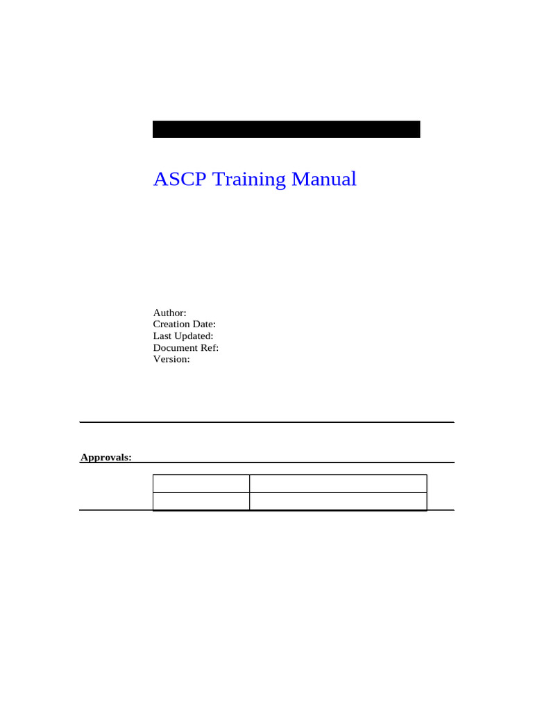 Ascp-Setup Book | PDF